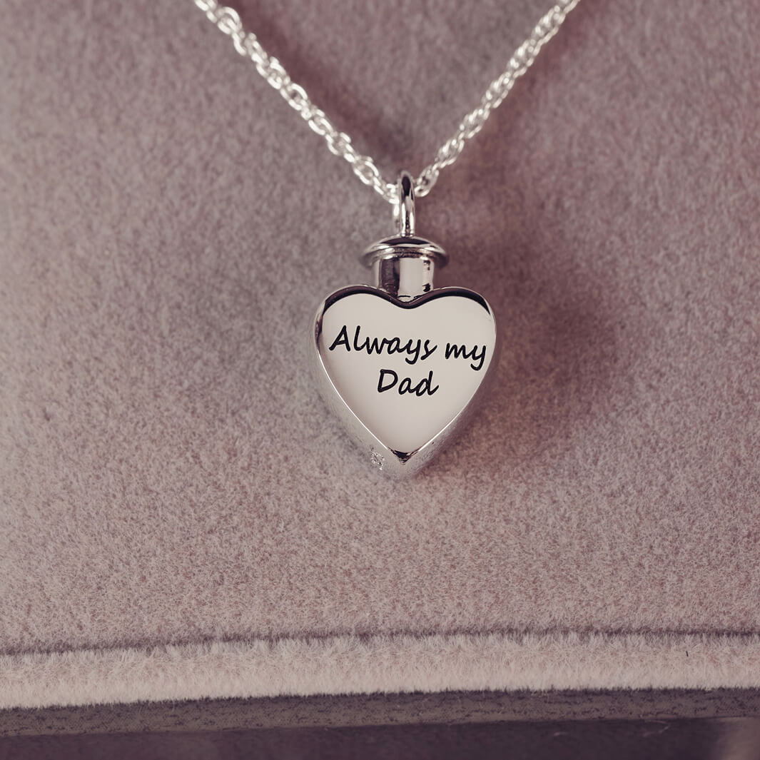 Personalised Ashes Locket | Cremation Ash Jewellery